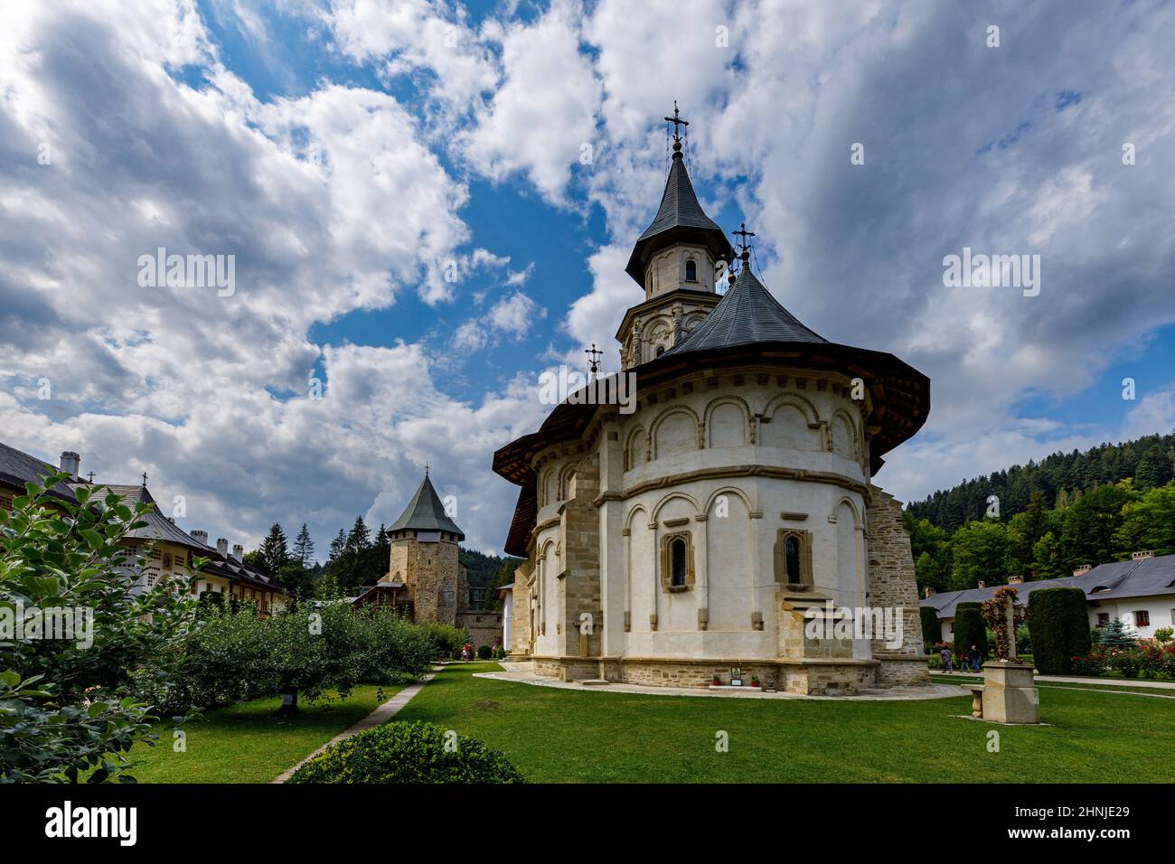 The monastery of Putna in the Bucovina of Romania Stock Photo - Alamy
