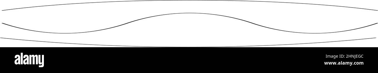 Wavy, waving, wave lines. Curvy, curved, flowing billowy and undulate ...