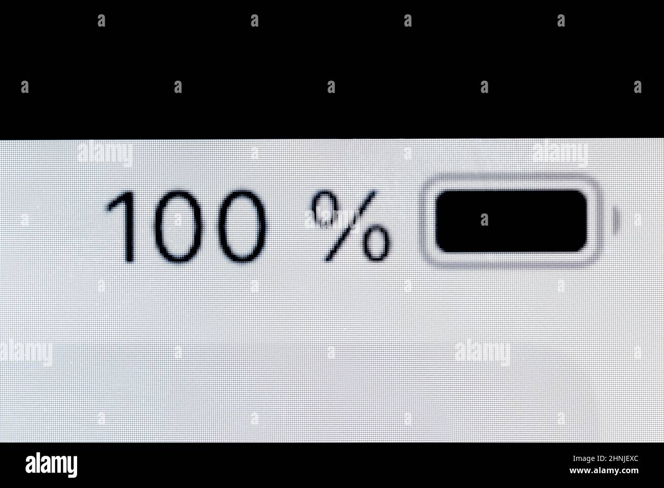 100 percent charge hi-res stock photography and images - Alamy