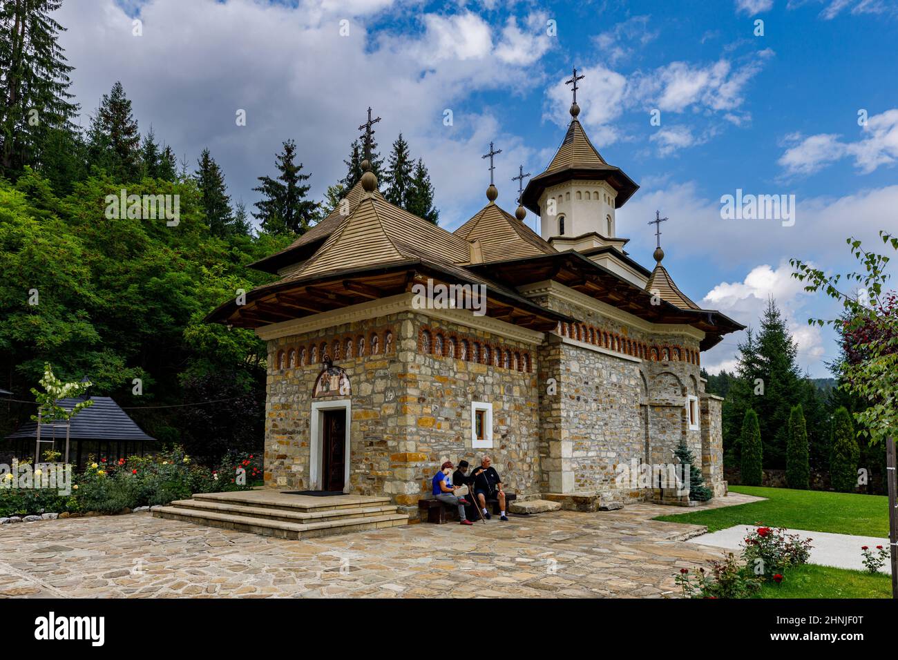 The monastery of Putna in the Bucovina of Romania Stock Photo - Alamy