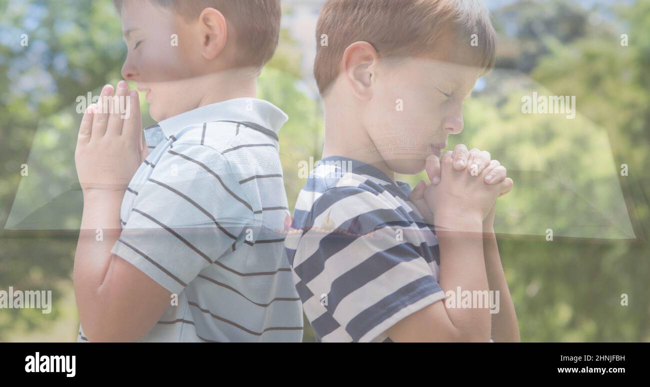 Boy praying table hi-res stock photography and images - Alamy