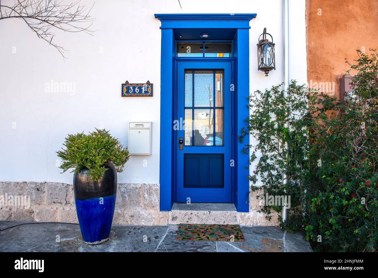 The Barrio Doors and windows in Tucson Stock Photo - Alamy
