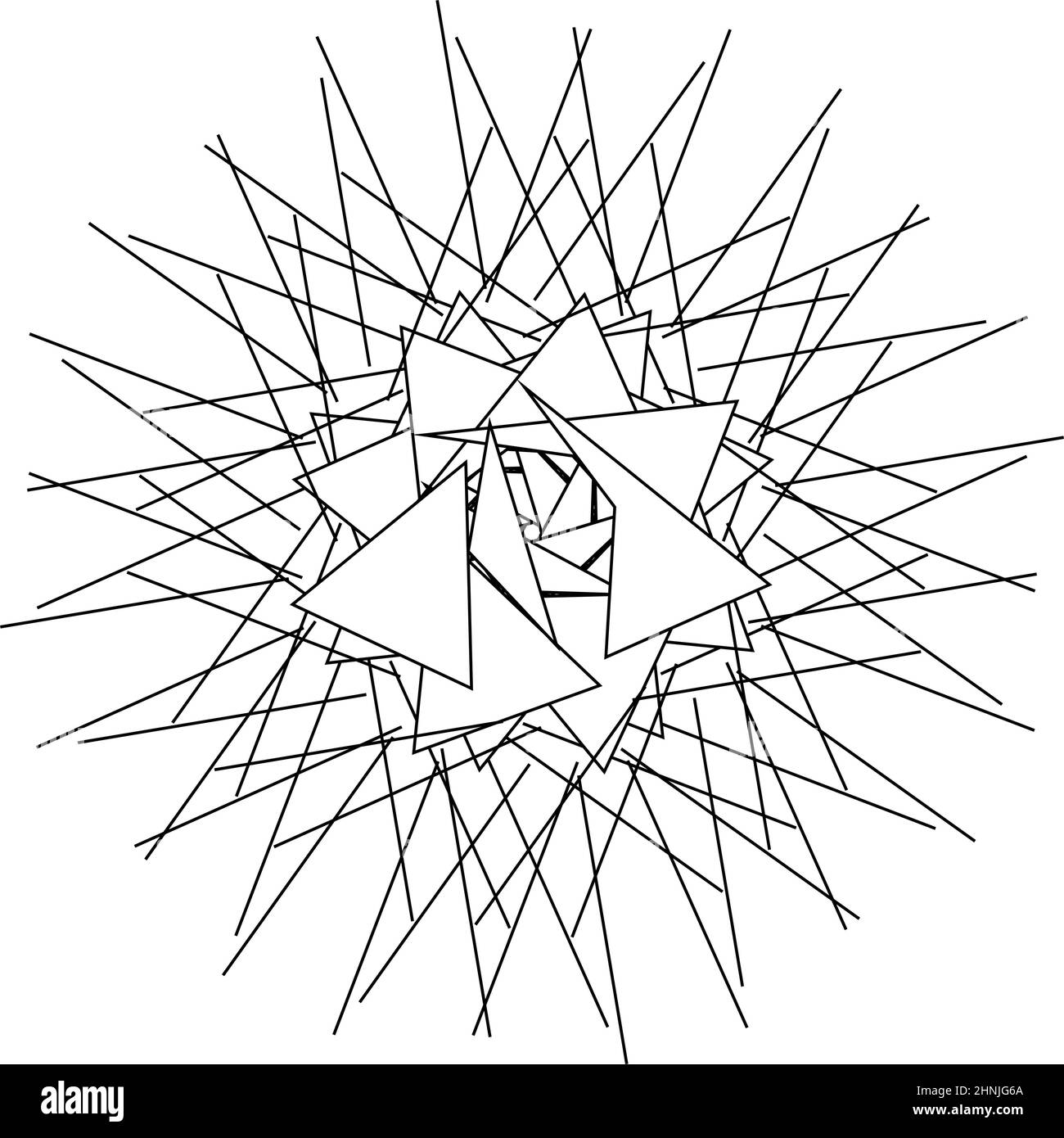 Spikey structure Stock Vector Images - Alamy