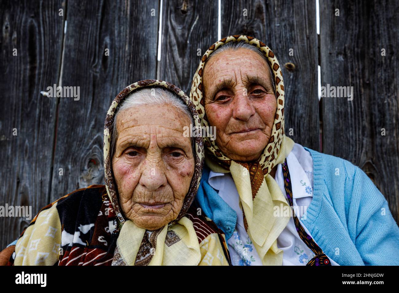 Senior women in a village in romania Stock Photo - Alamy