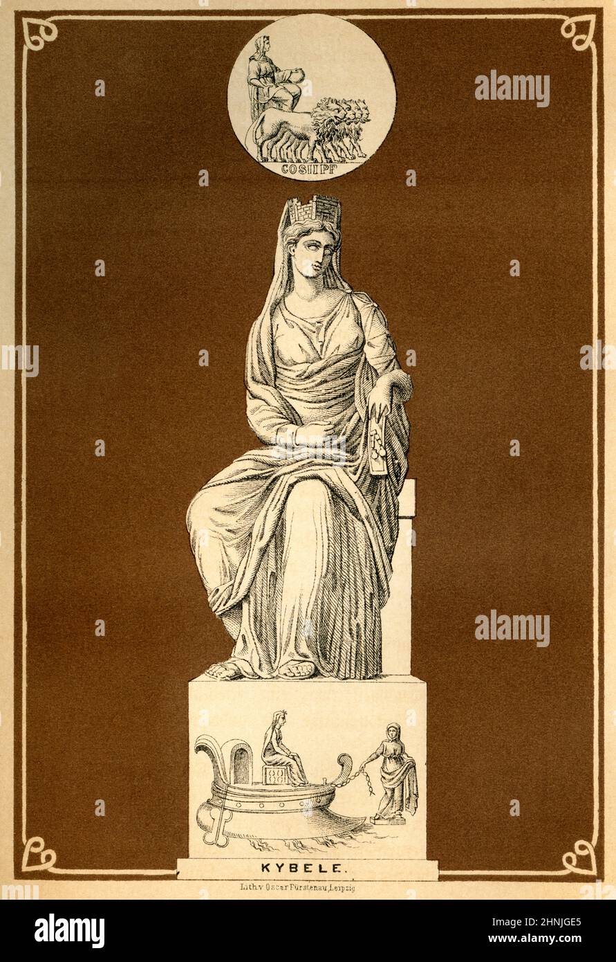 Cybele goddess hi-res stock photography and images - Alamy