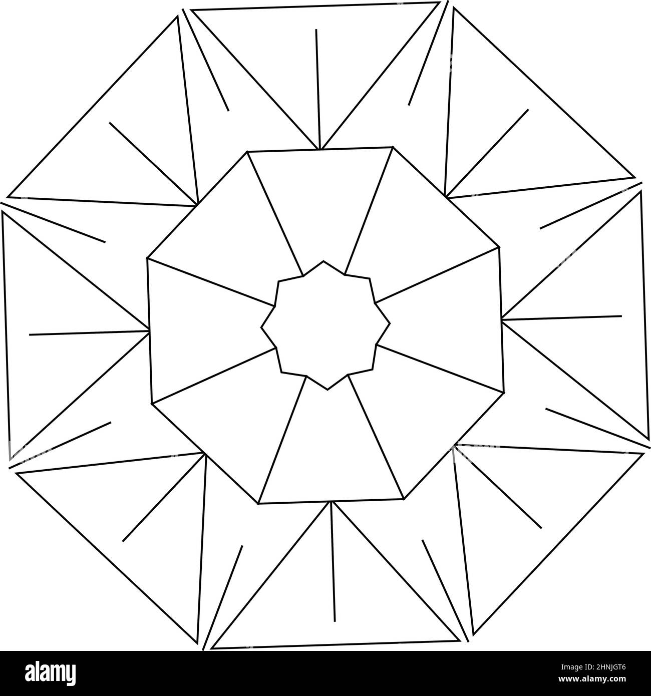 Geometric abstract icon, symbol motif - stock vector illustration, clip ...