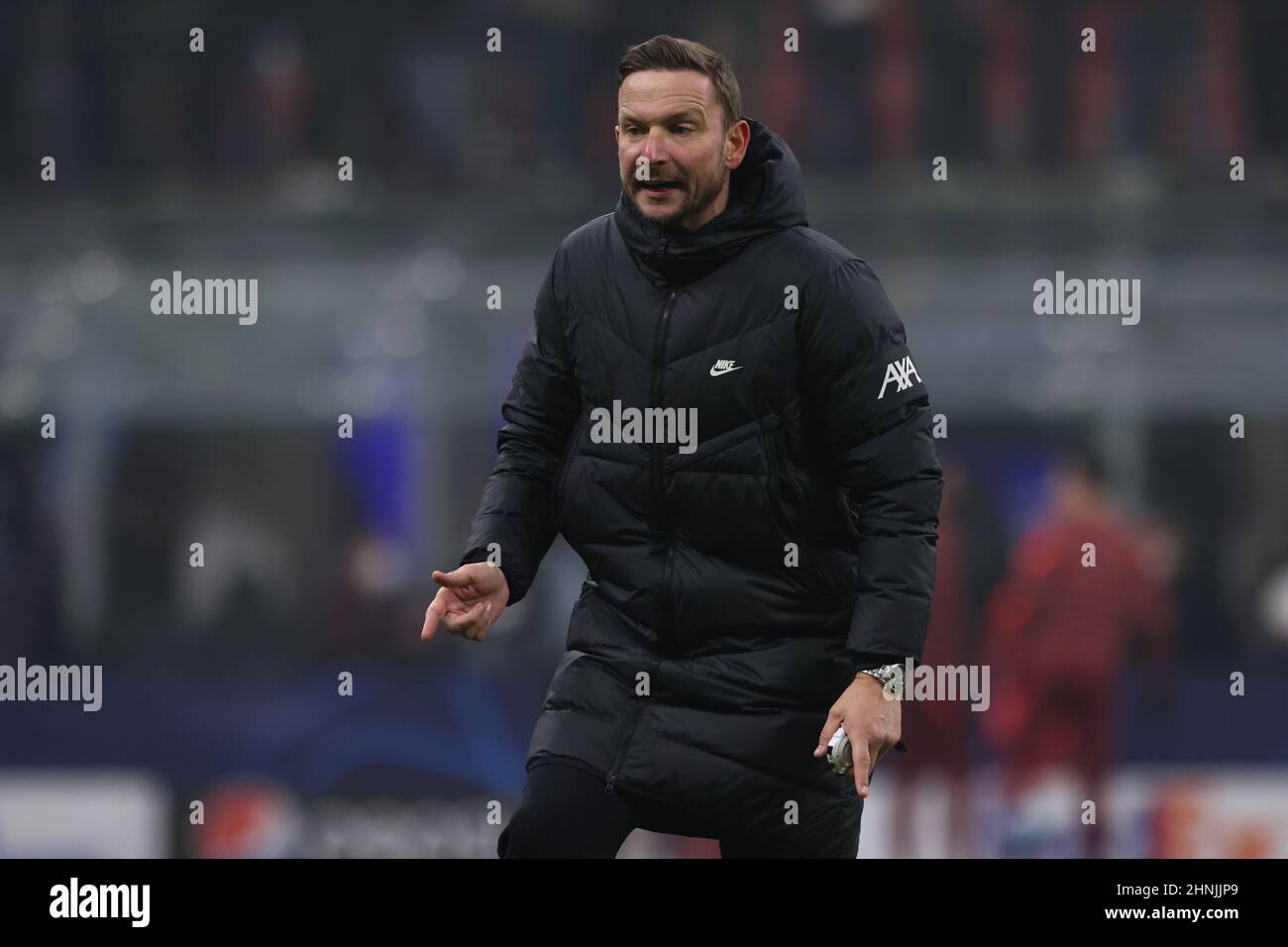Milan, Italy, 16th February 2022. Pepijn Lijnders Assistant coach of ...