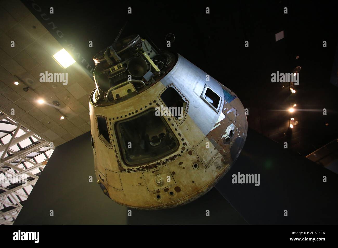 Washington, USA- February 2 2016: Skylab 4 Command Module display in ...