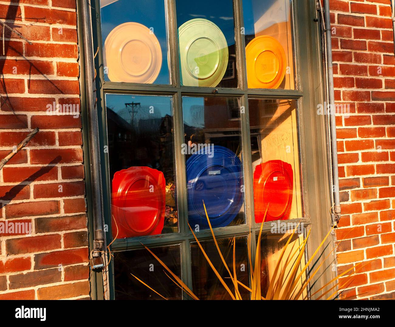 Advertising items in the small gift shop Stock Photo - Alamy