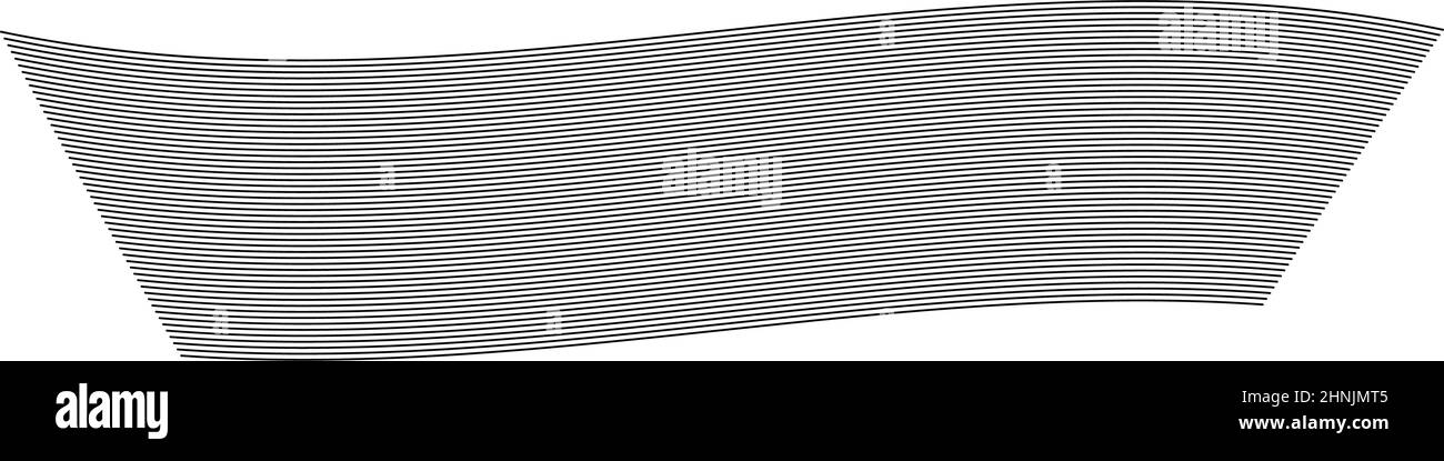 Wavy, waving curvy parallel lines. Undulate, squiggle stripes - stock ...