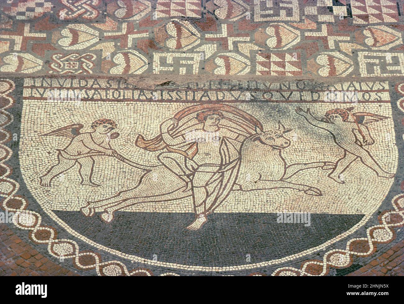 Mosaic Europa. Lullingstone Roman Villa built during the Roman ...