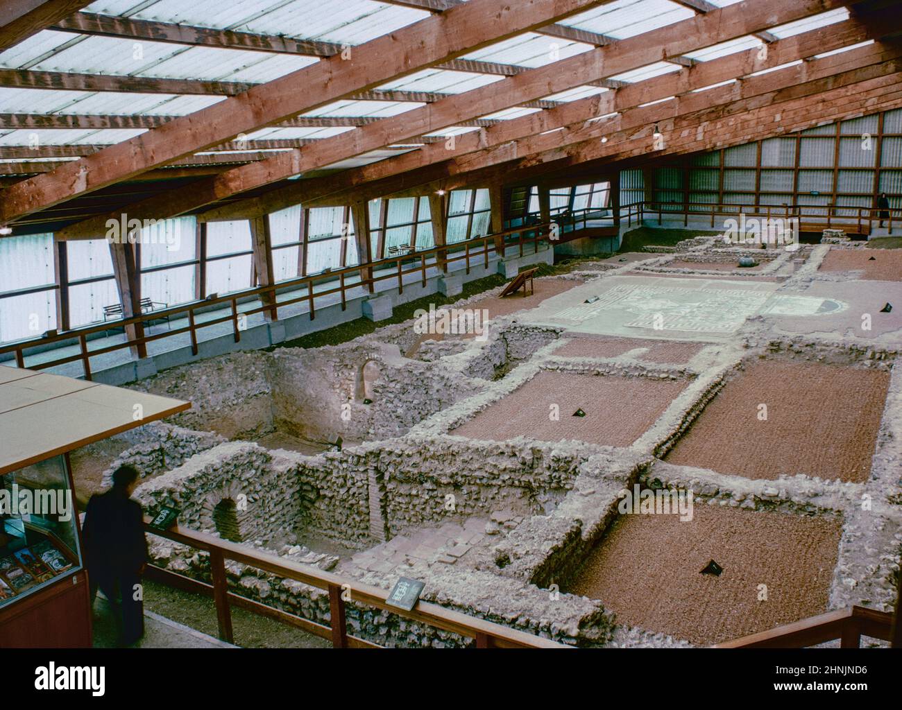 Lullingstone Roman Villa built during the Roman occupation of Britain ...