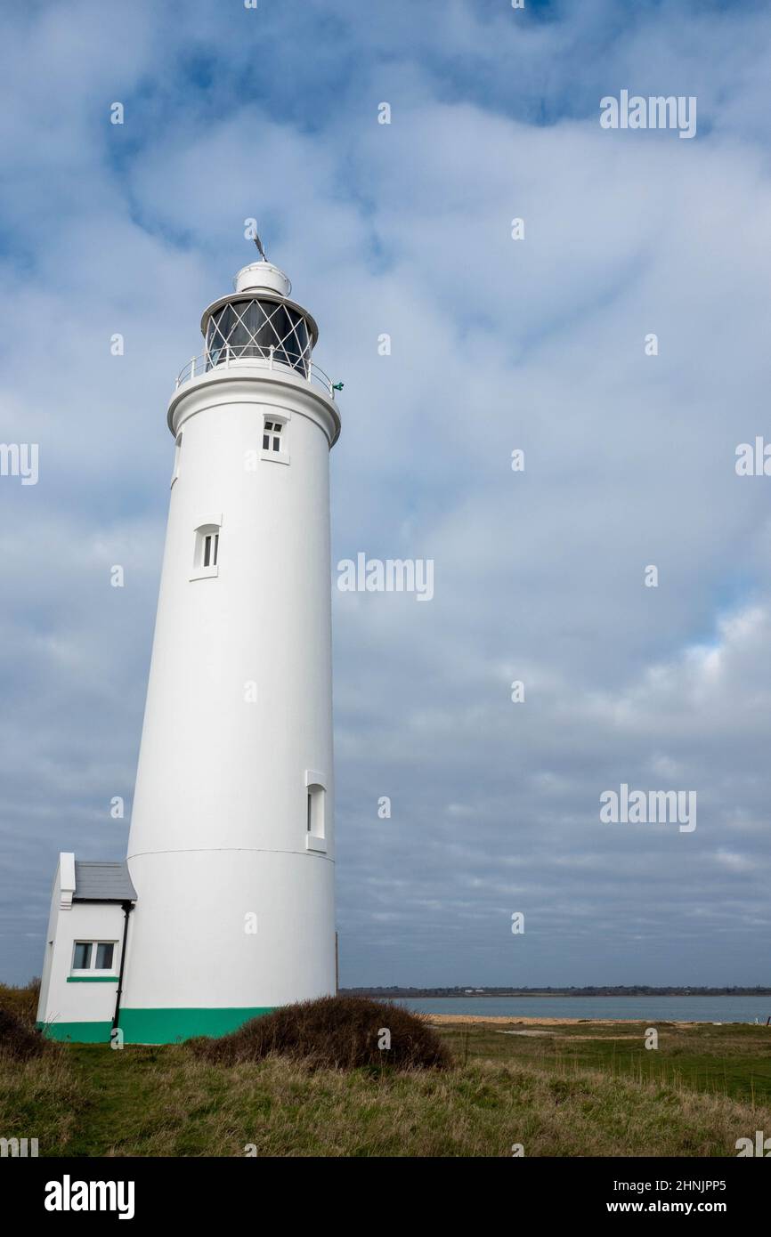 Hurst Point Lighthouse is located at Hurst Point in the English county ...
