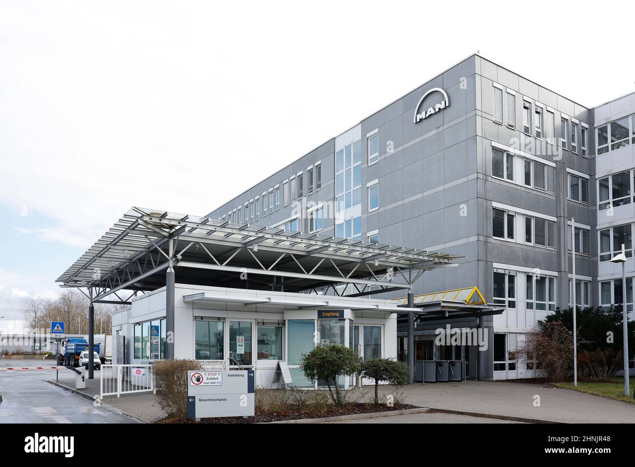 Nuremberg, Germany. 17th Feb, 2022. Exterior view of MAN engine plant ...