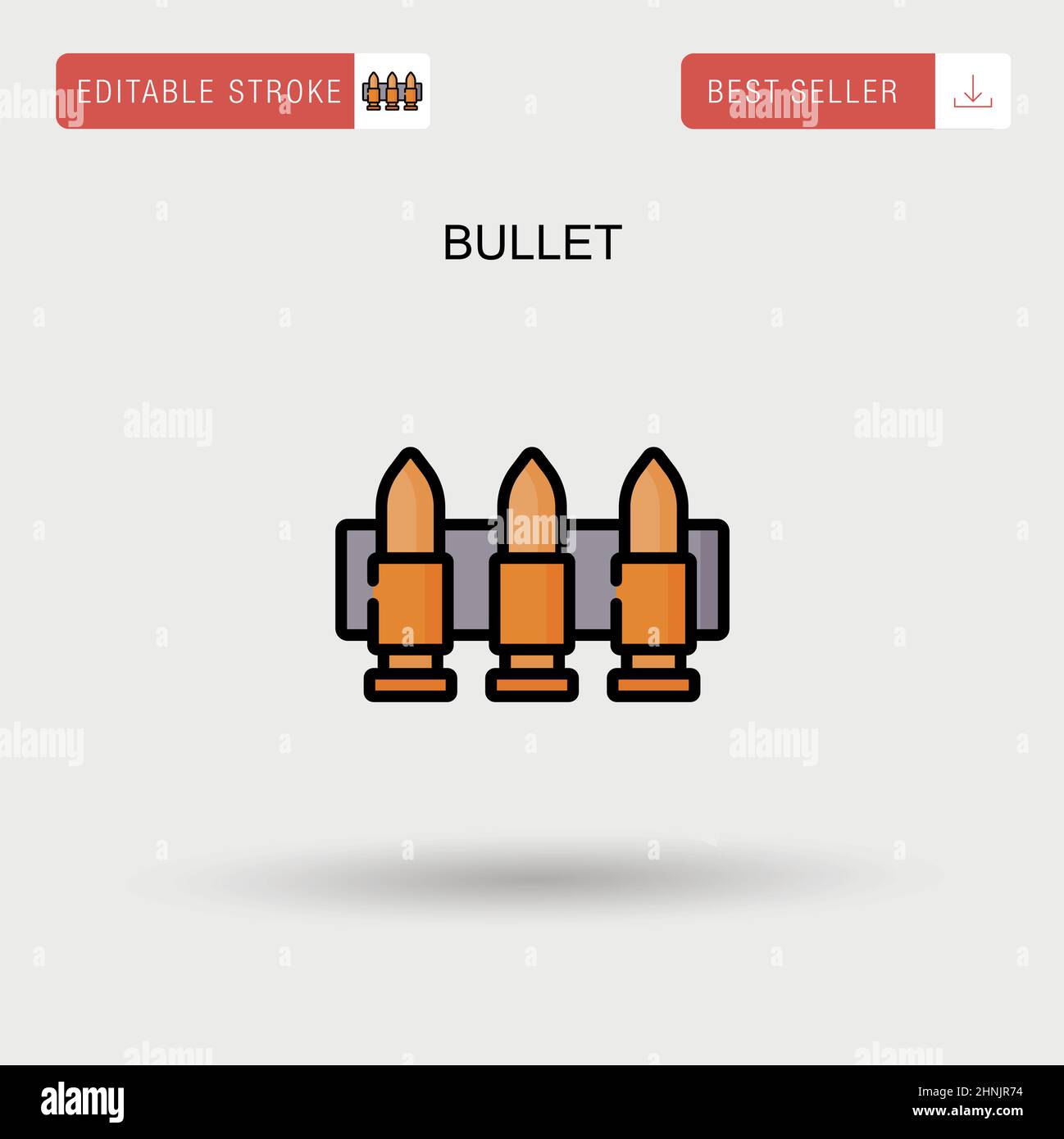 Bullet Simple vector icon Stock Vector Image & Art - Alamy