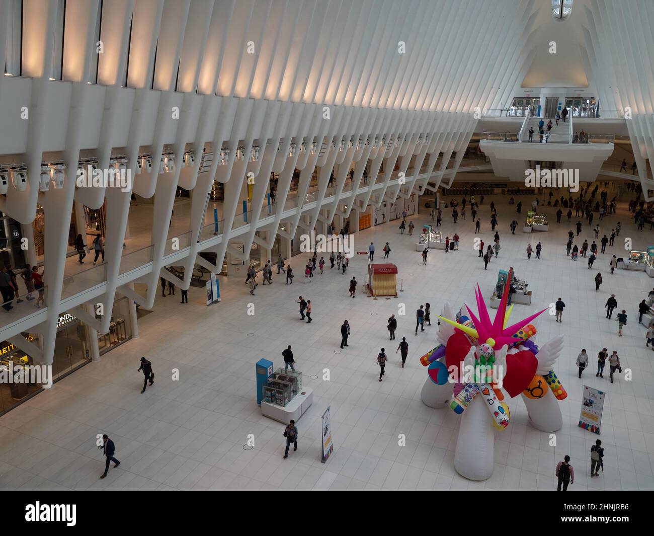 Image taken inside the Westfield World Trade Center Mall Stock Photo ...