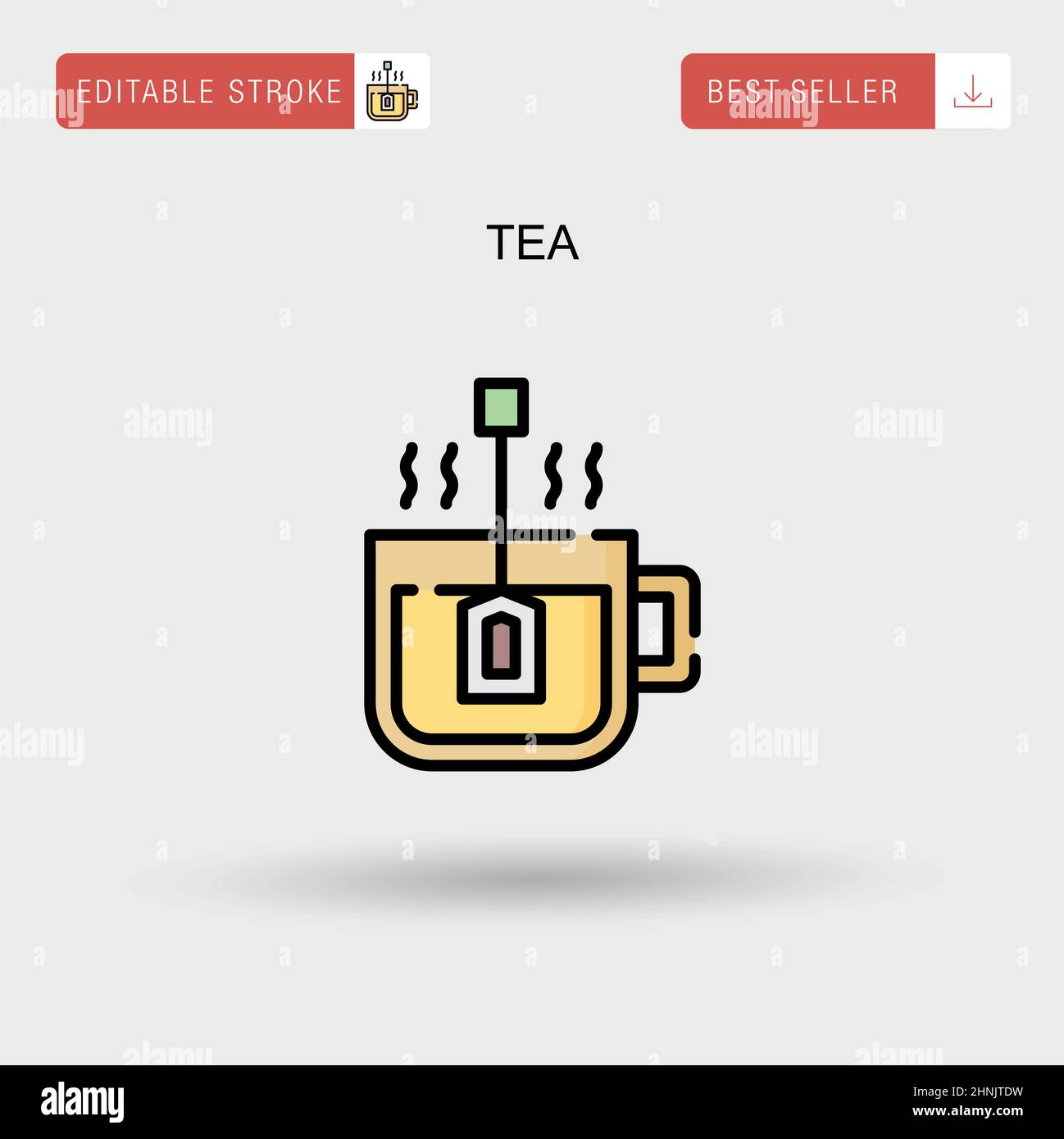 Tea Simple vector icon Stock Vector Image & Art - Alamy