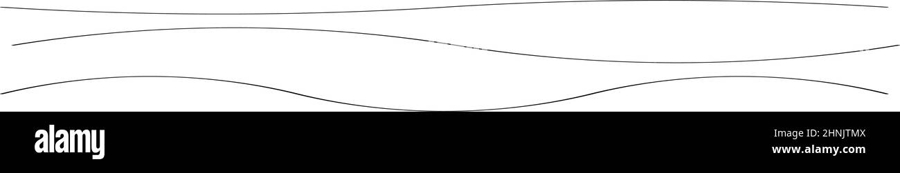 Wavy, waving, wave lines. Curvy, curved, flowing billowy and undulate ...