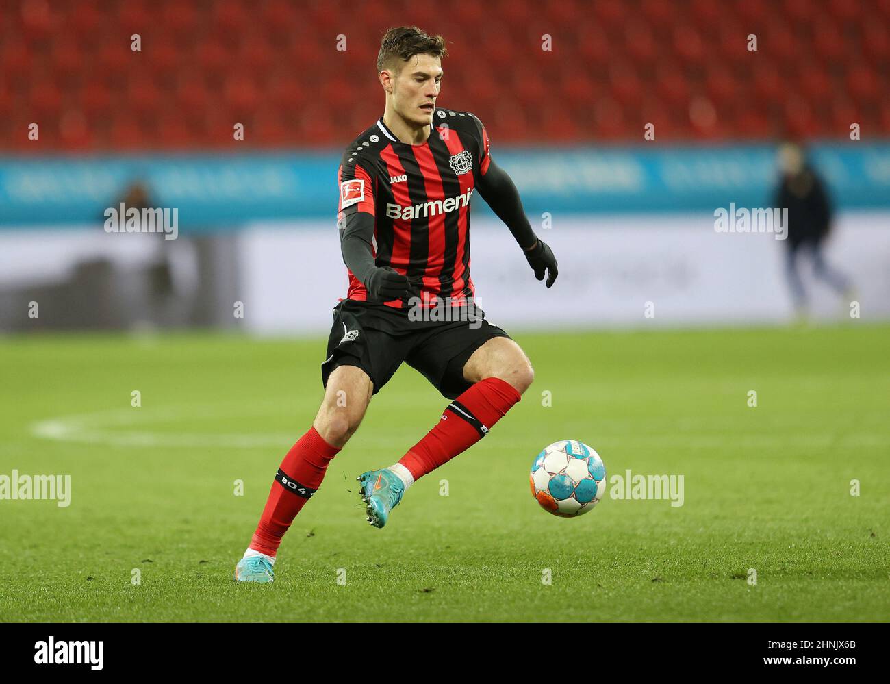 Leverkusen, Deutschland. 12th Feb, 2022. firo: 02/12/2022 Fuvuball ...