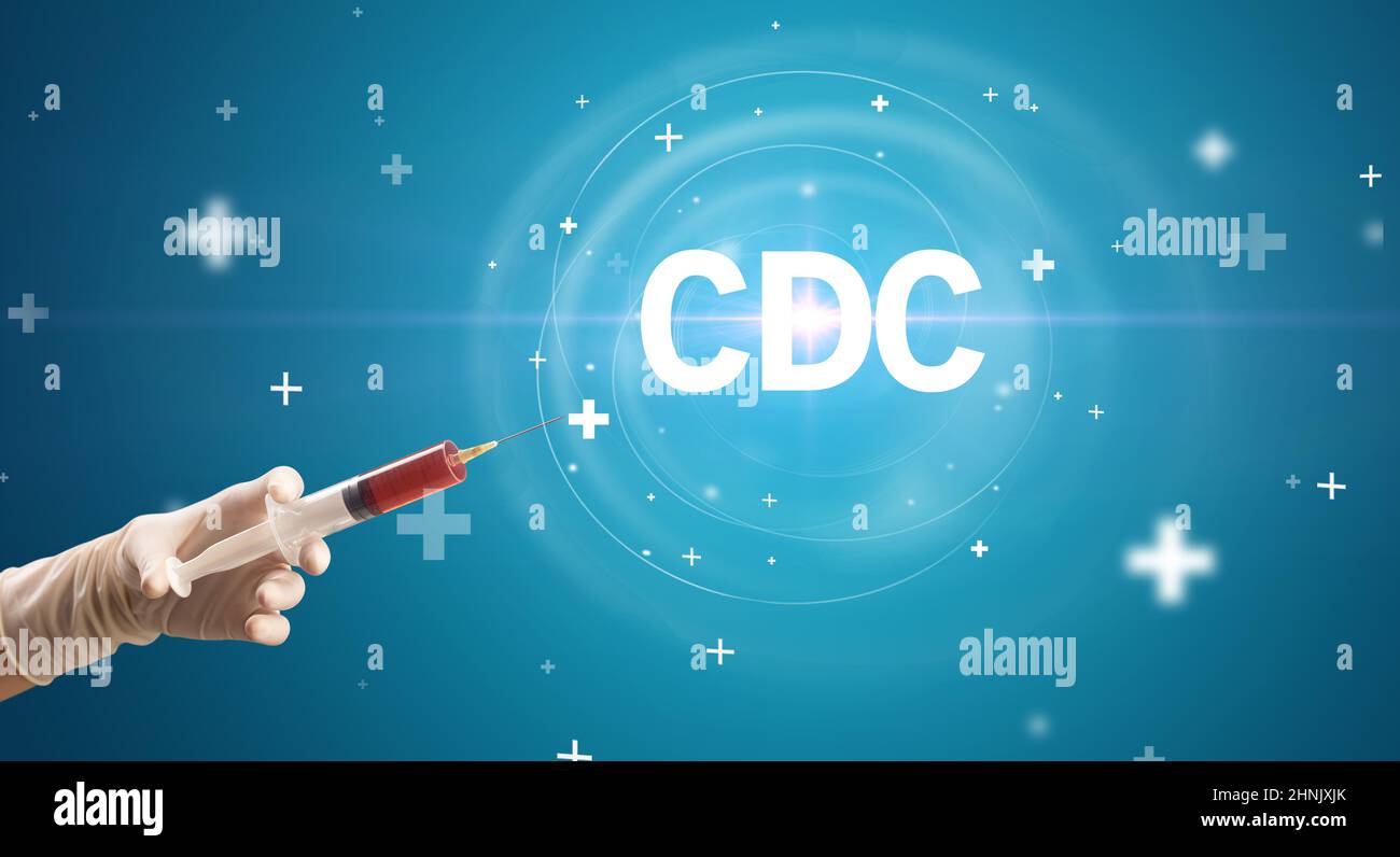 Syringe needle with virus vaccine Stock Photo - Alamy