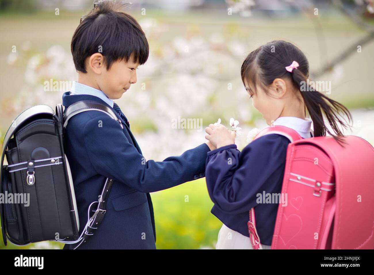 Japanese Elementary School Student Stock Photo - Alamy