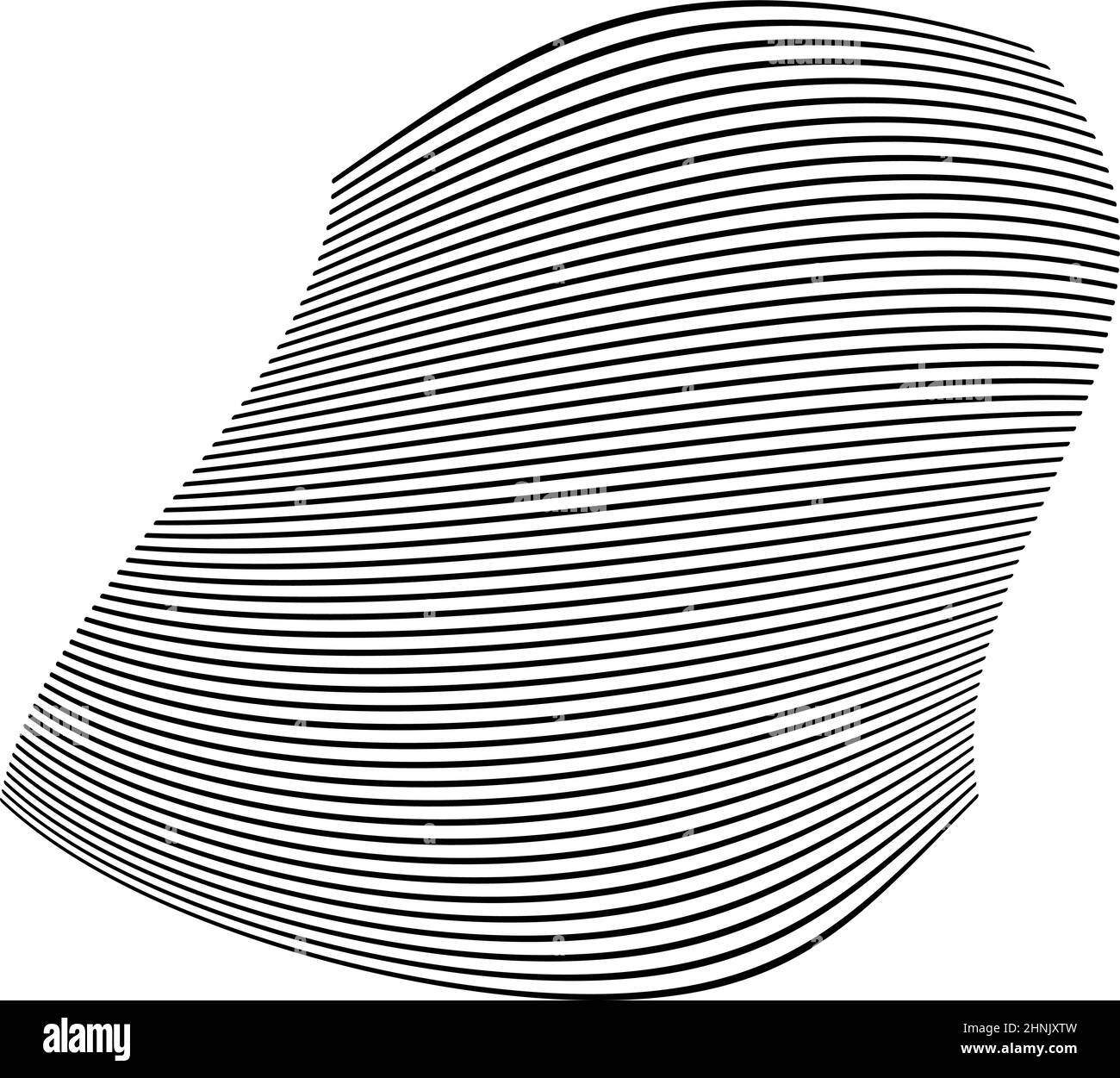 Wavy, waving curvy parallel lines. Undulate, squiggle stripes - stock ...