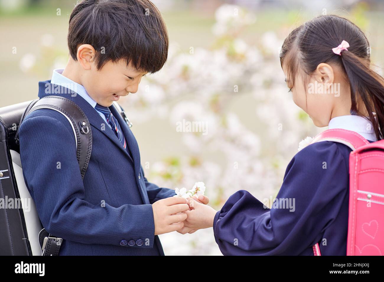 Japanese Elementary School Students Stock Photo - Alamy
