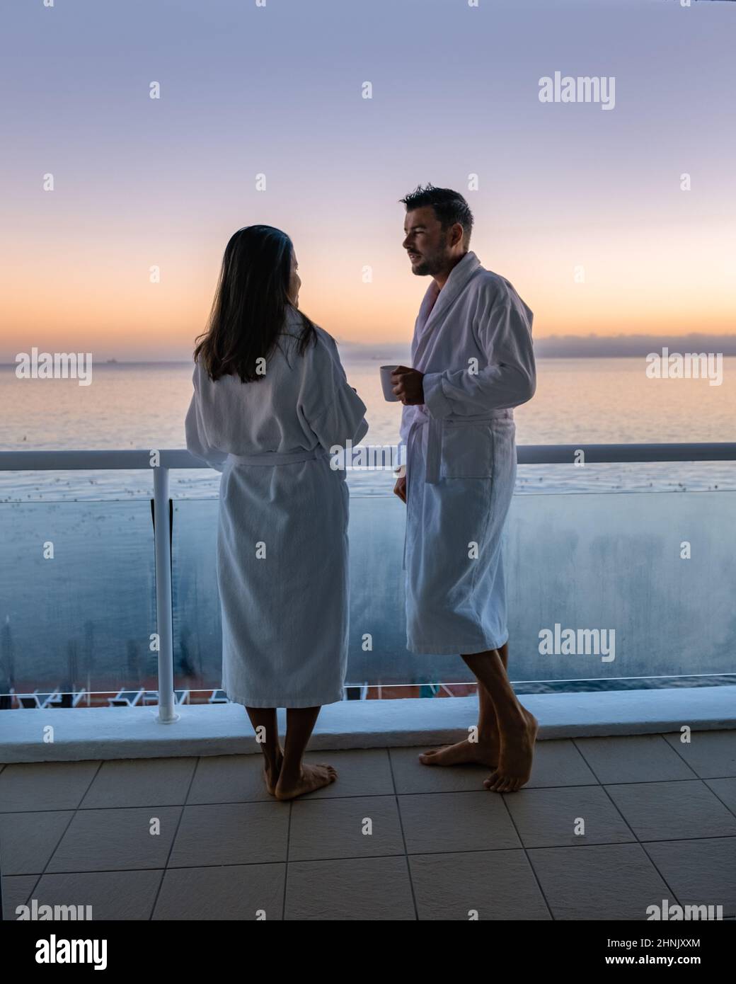 Coffee balcony sunrise hi-res stock photography and images - Alamy