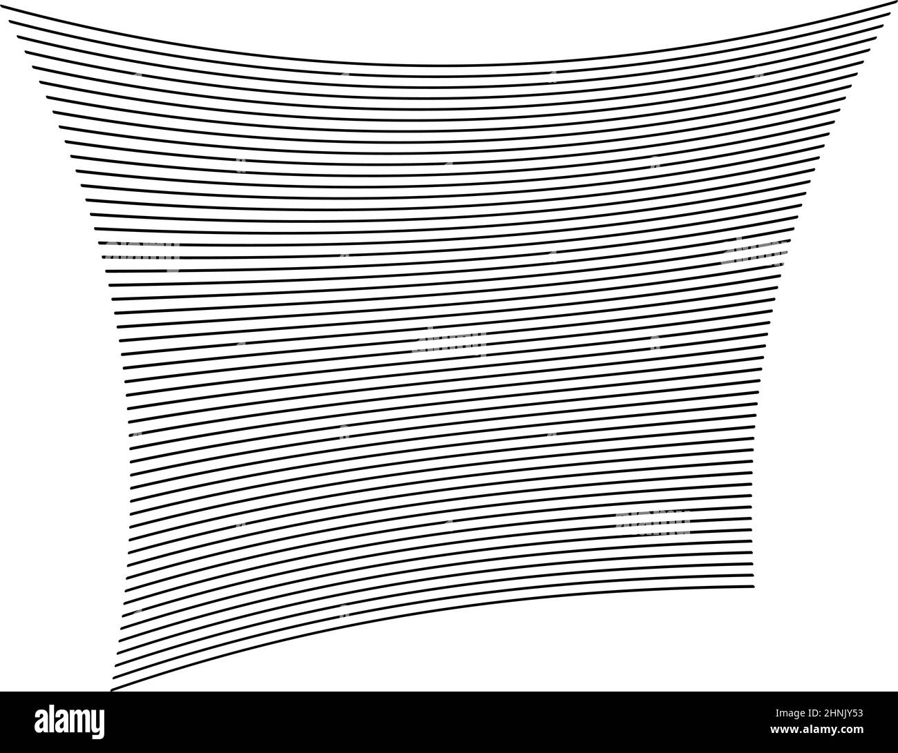 Wavy, waving curvy parallel lines. Undulate, squiggle stripes - stock ...