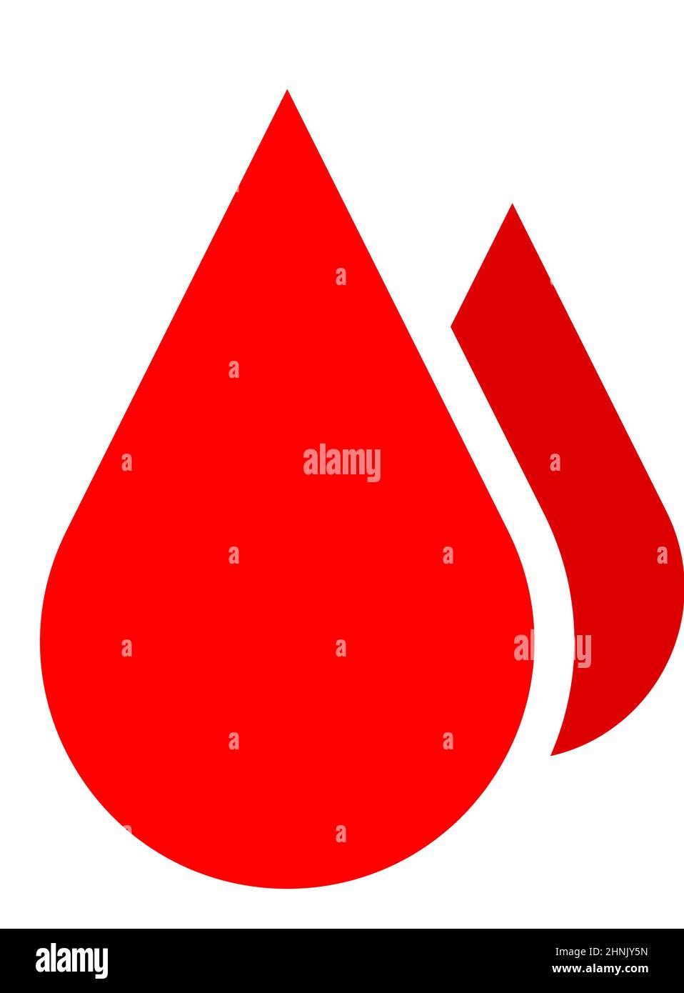 Red blood drop icon and symbol - stock vector illustration, clip-art ...