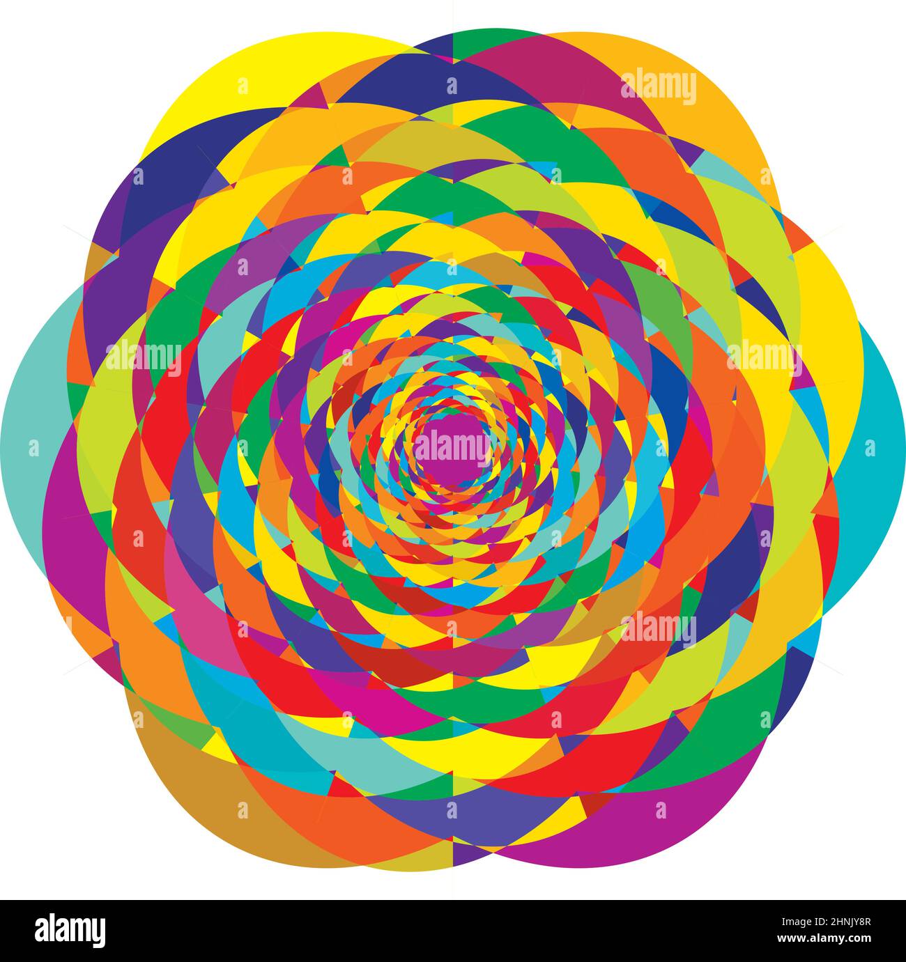 Geometric, abstract visual art shape, design element - stock vector ...