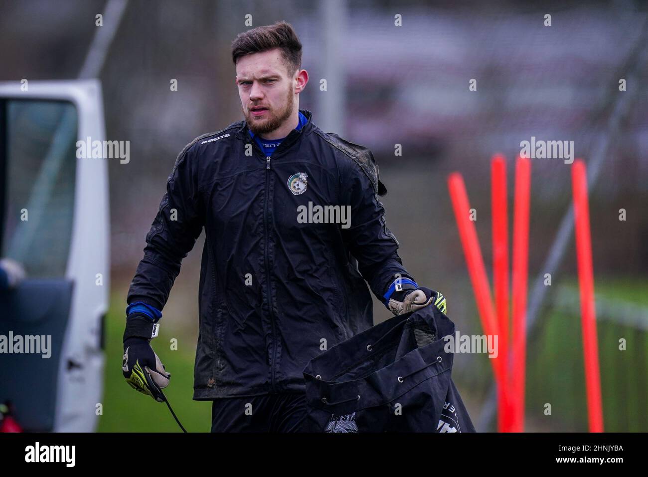 GELEEN, NETHERLANDS - FEBRUARY 4: Tom Hendriks of Fortuna Sittard ...