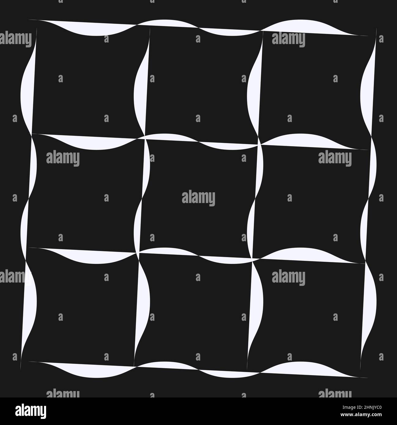 Irregular grid, mesh with random lines. Squares lattice, grating ...