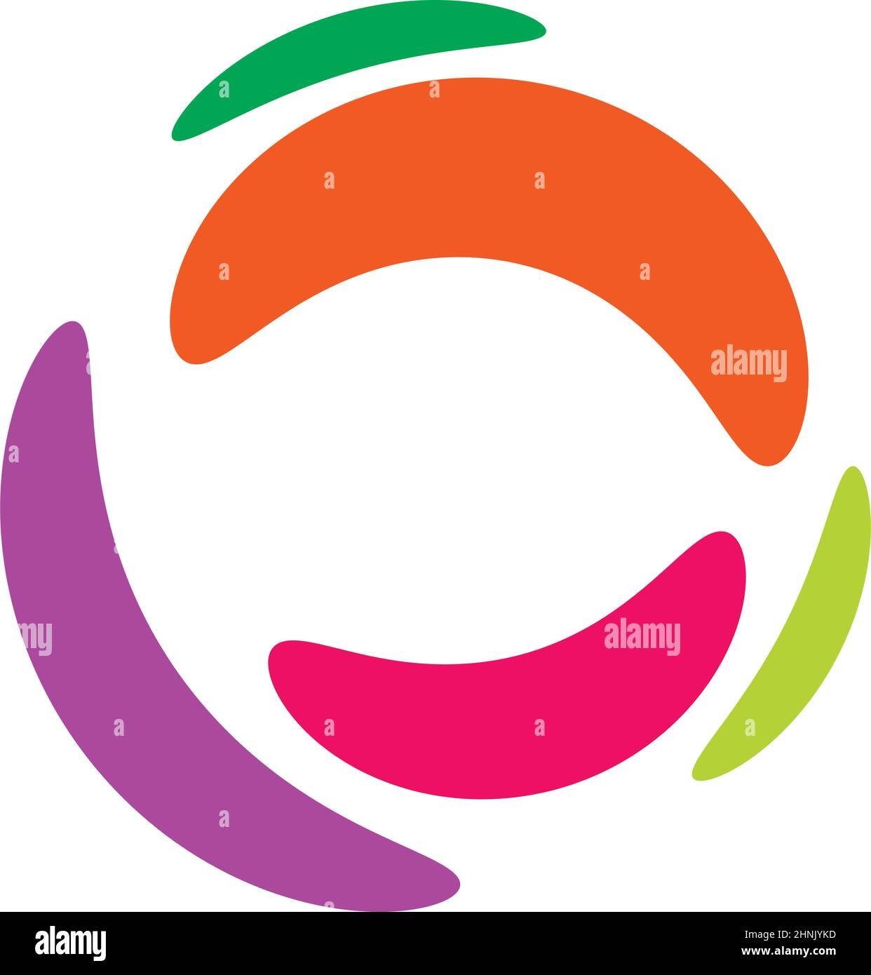 Abstract circular, radiating design element vector - stock vector ...