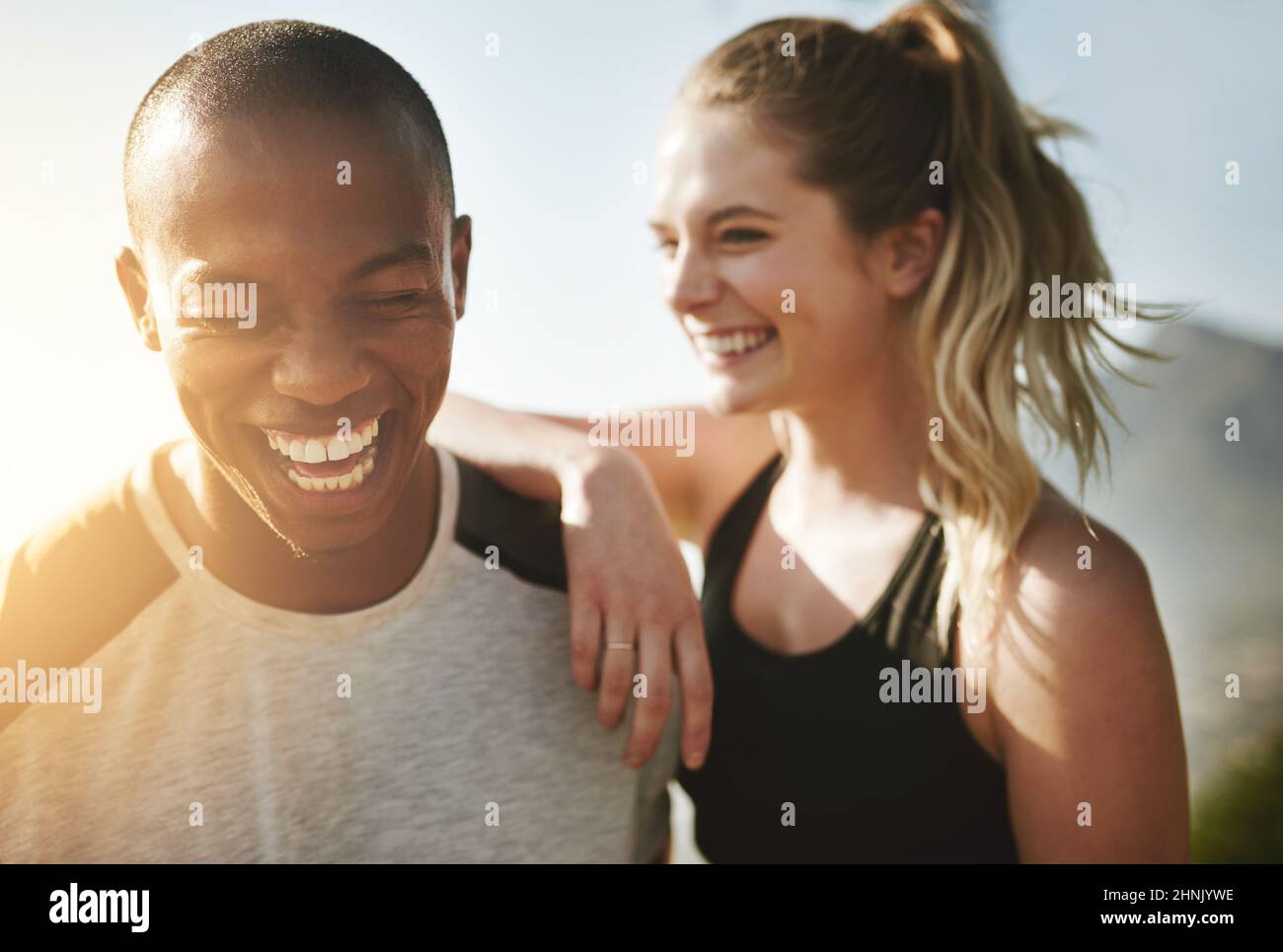 Fit couple hi-res stock photography and images - Alamy