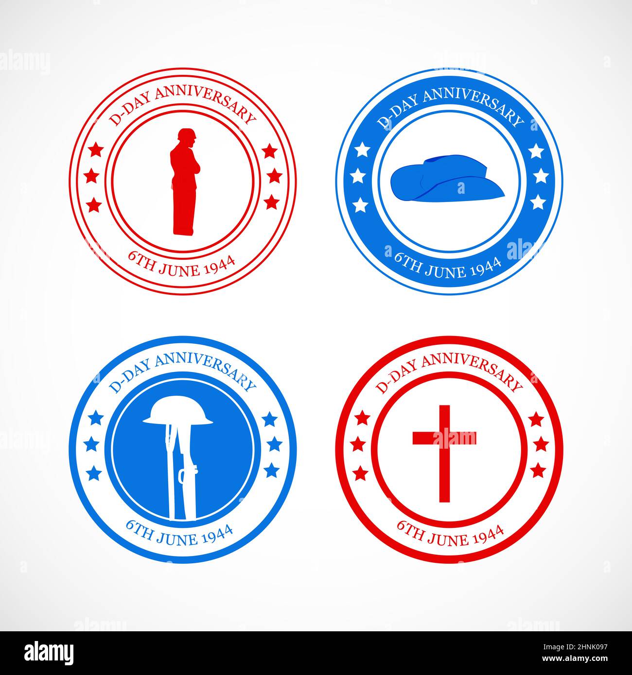 D day anniversary stamp hi-res stock photography and images - Alamy