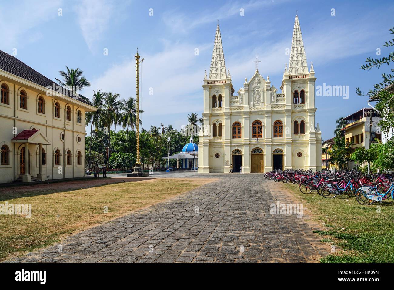Santa Cruz Cathedral Basilica Catholic church Fort Cochin, Kerala,India ...