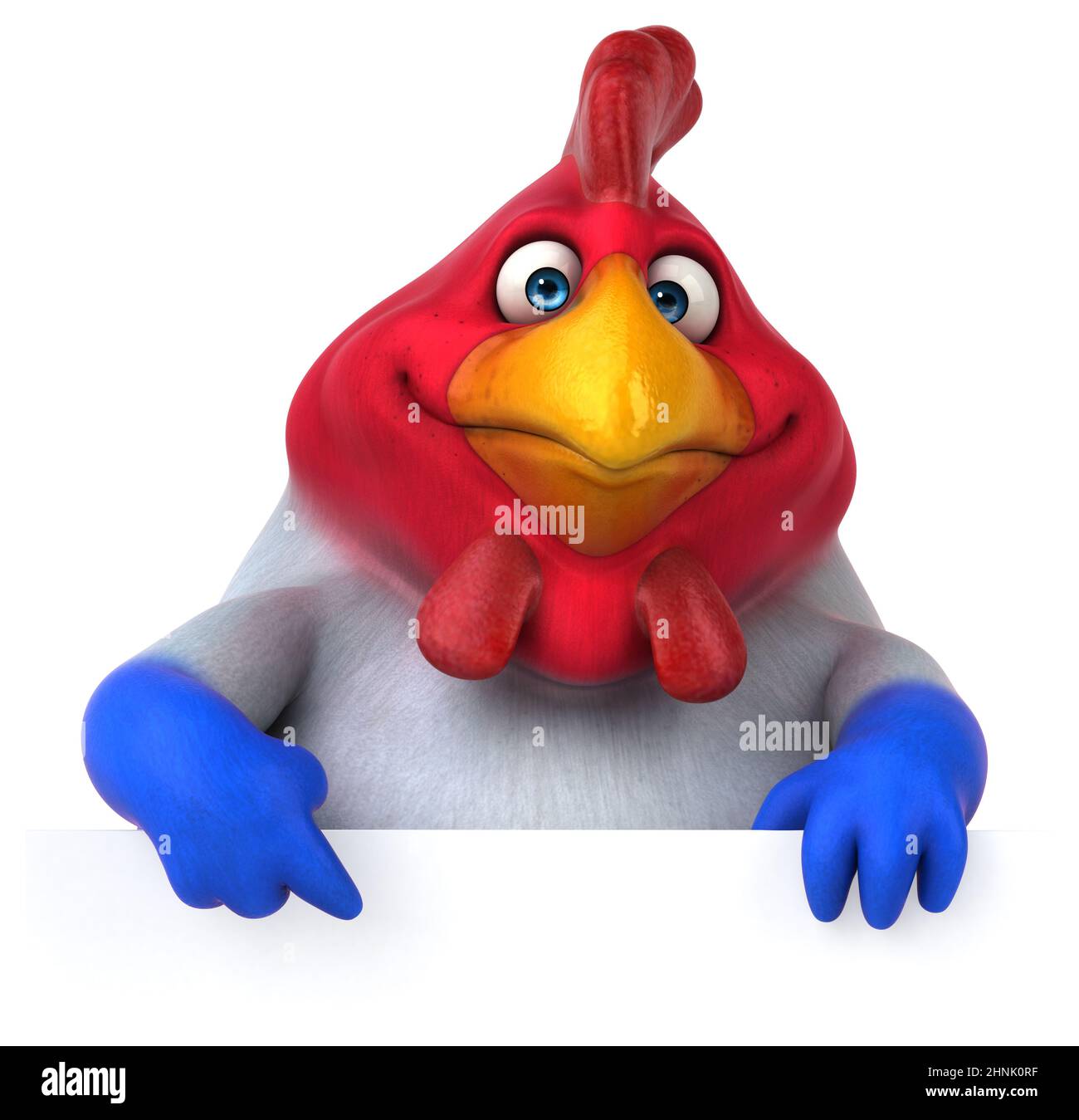 French chick - 3D Illustration Stock Photo - Alamy