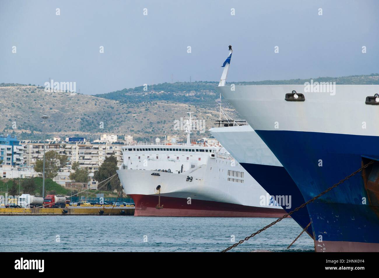 Piraeus Port, Athens, Greece Stock Photo - Alamy