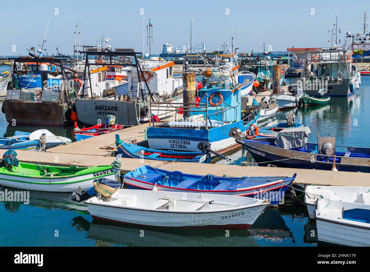 fishing port of Setubal Stock Photo - Alamy