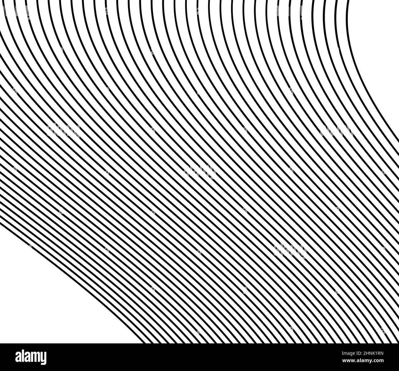 Wavy, waving curvy parallel lines. Undulate, squiggle stripes ...
