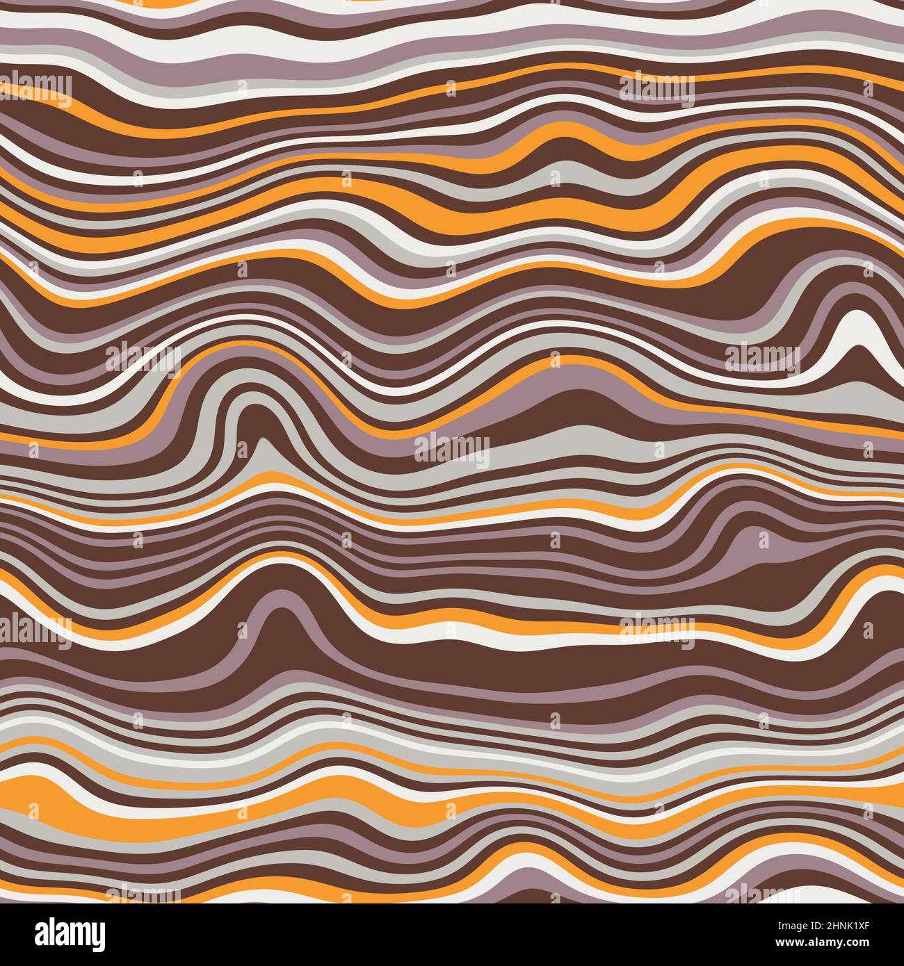 Seamless wavy stripe trendy surface pattern design for print. High ...