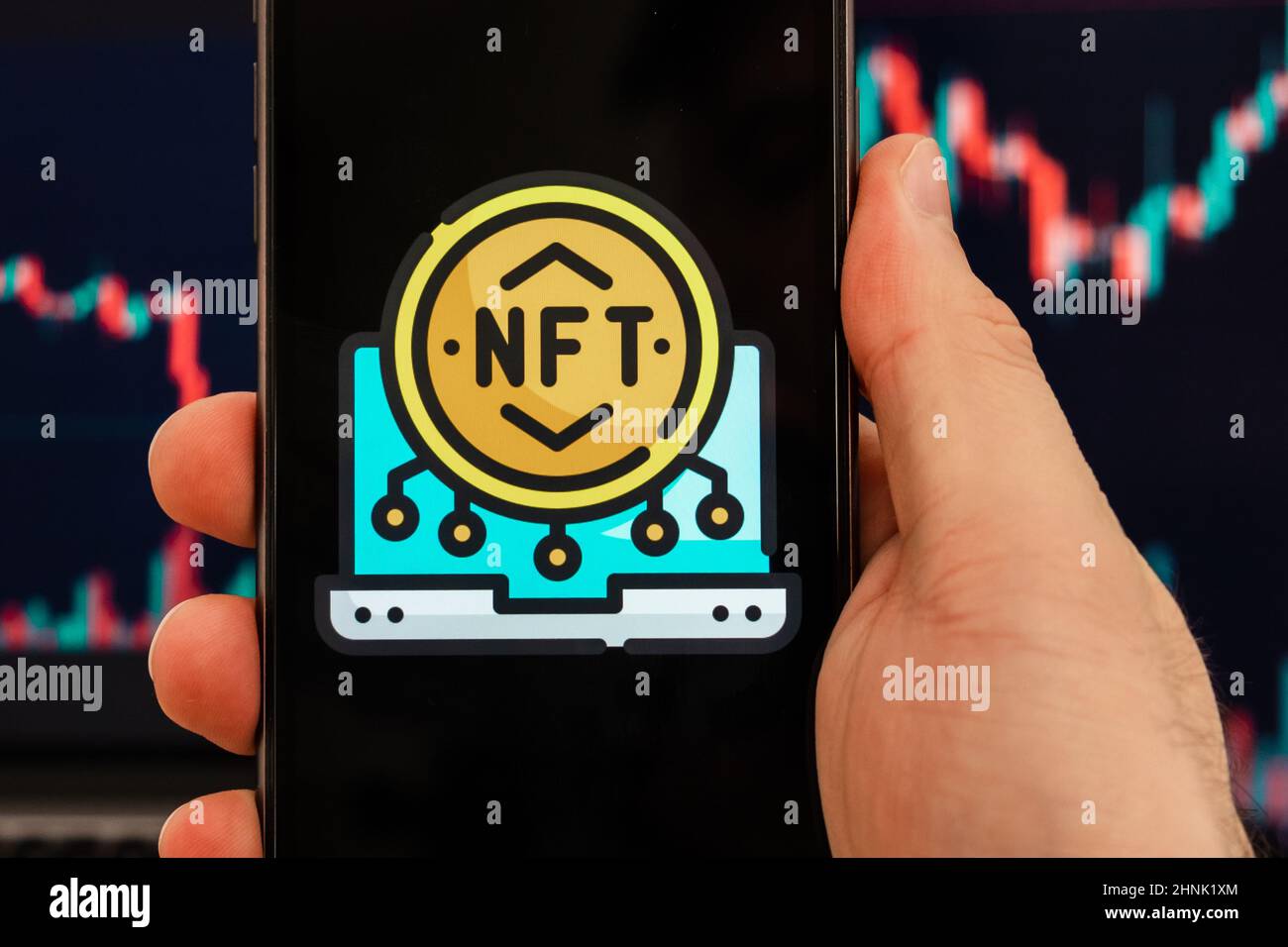 Nft logo hi-res stock photography and images - Alamy