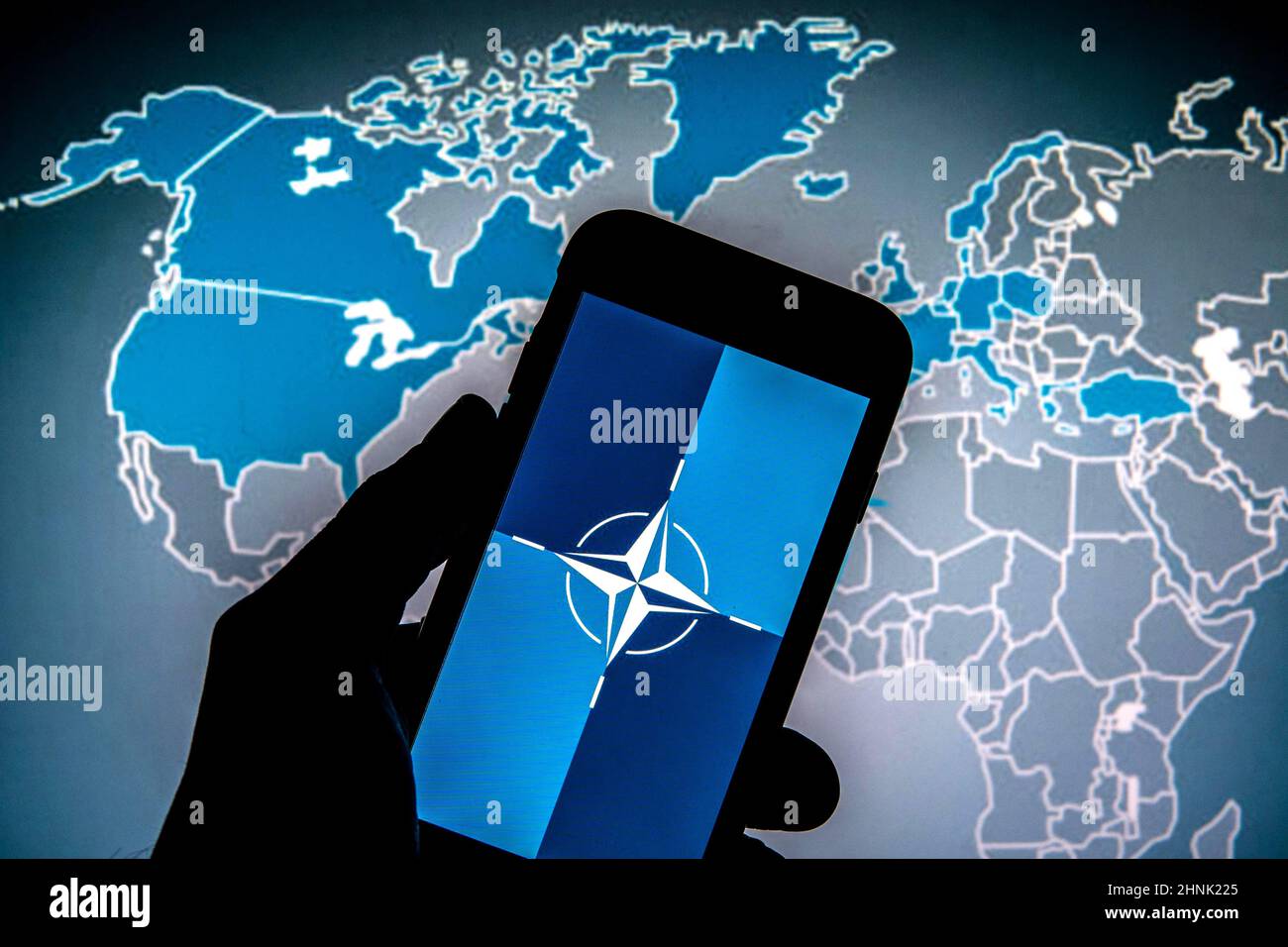 Map of nato hi-res stock photography and images - Alamy