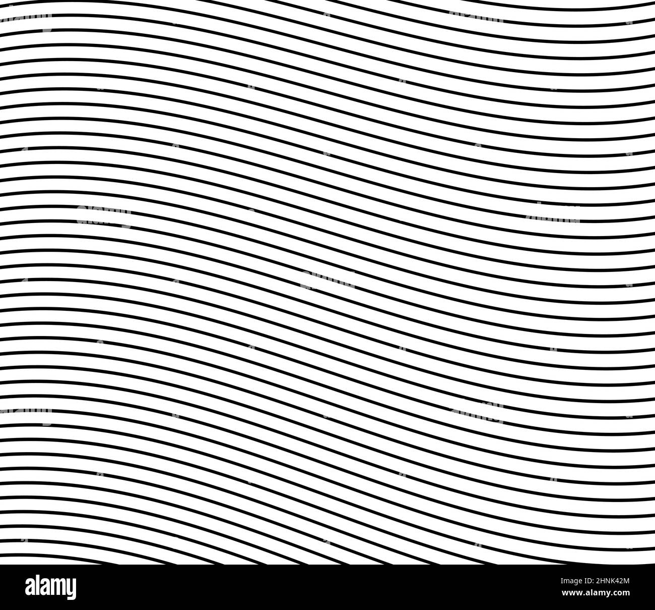 Wavy, waving curvy parallel lines. Undulate, squiggle stripes ...
