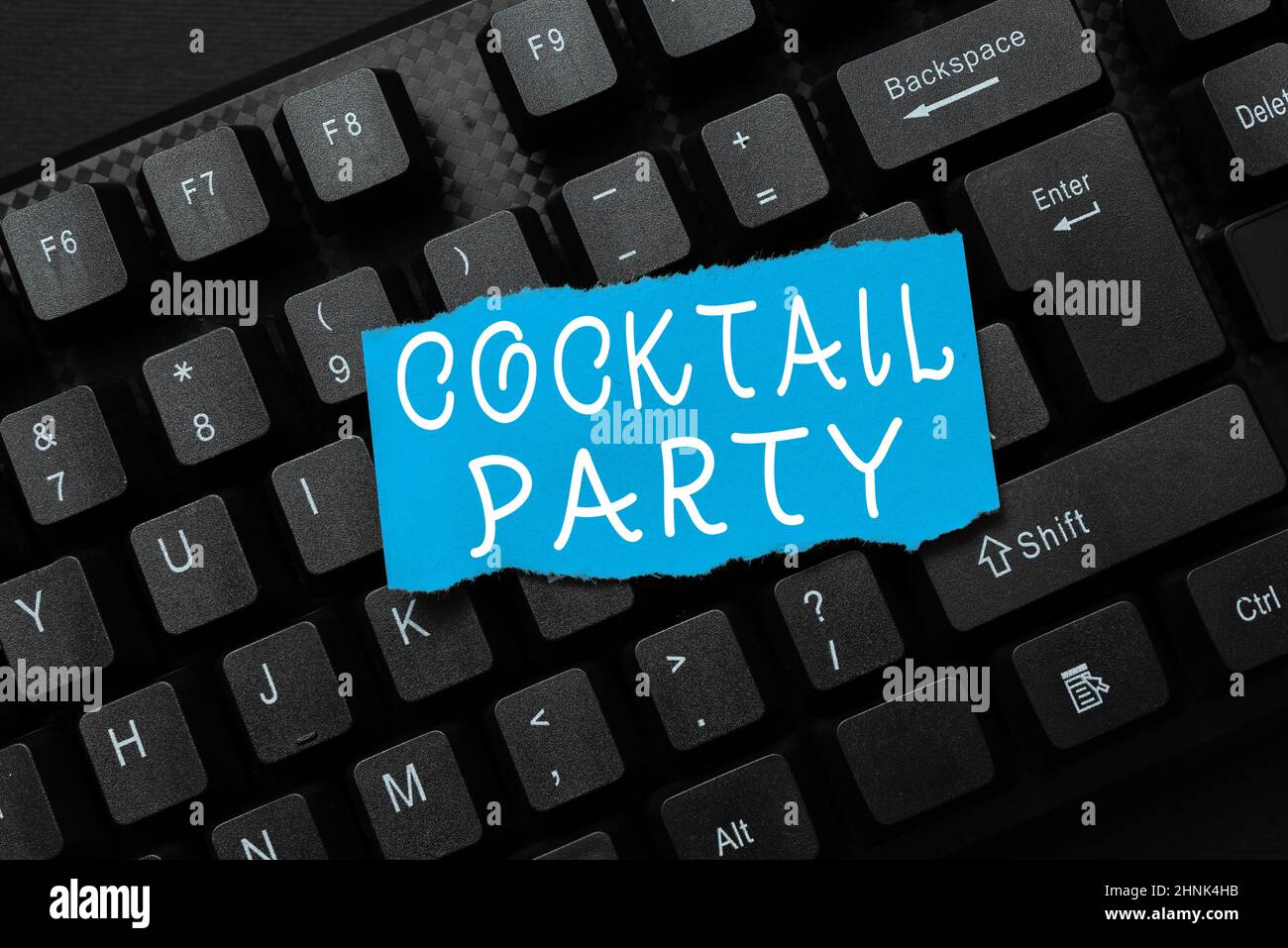 Text showing inspiration Cocktail Party, Word Written on formal party ...