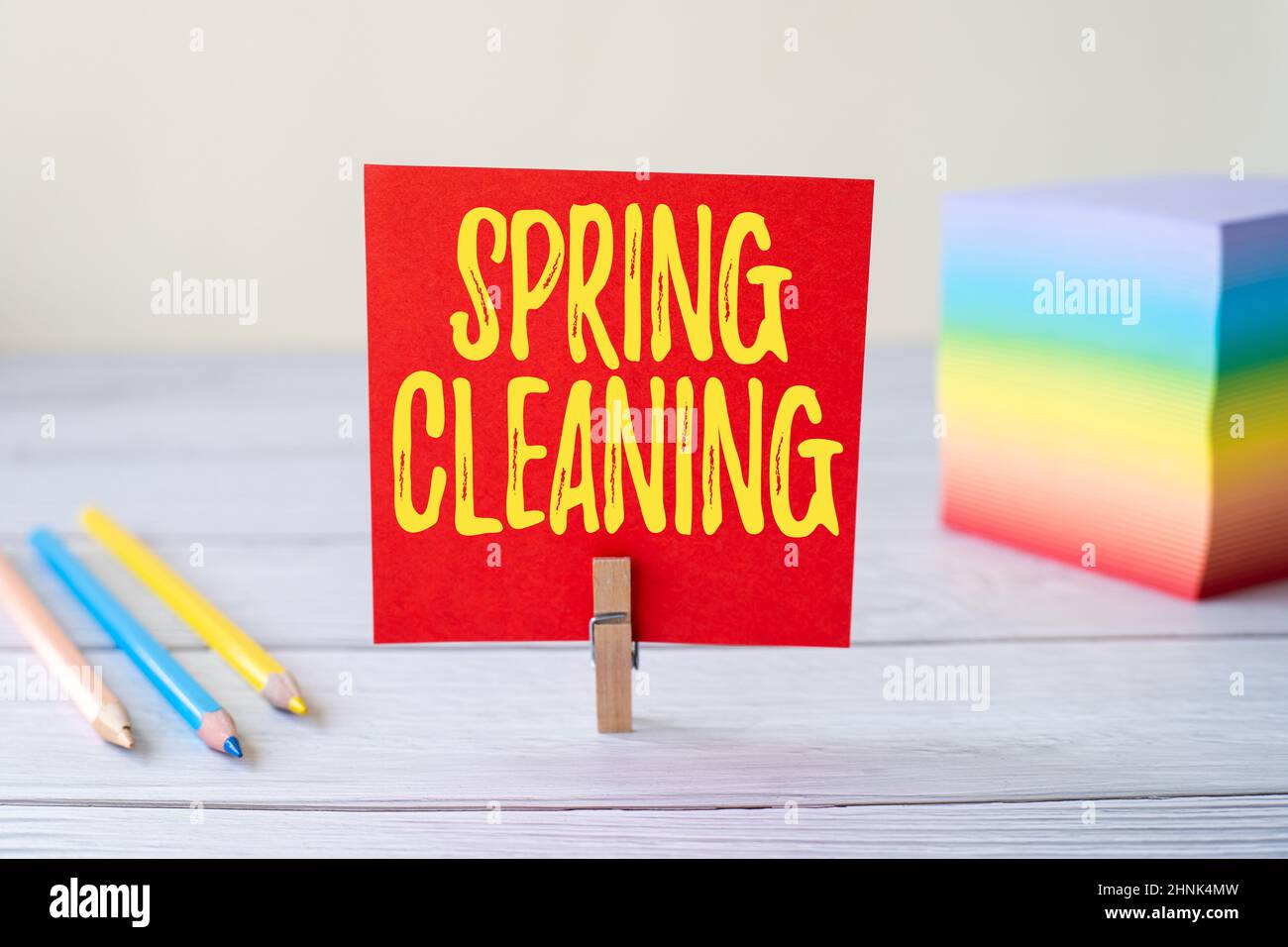 Text showing inspiration Spring Cleaning, Business showcase thorough ...