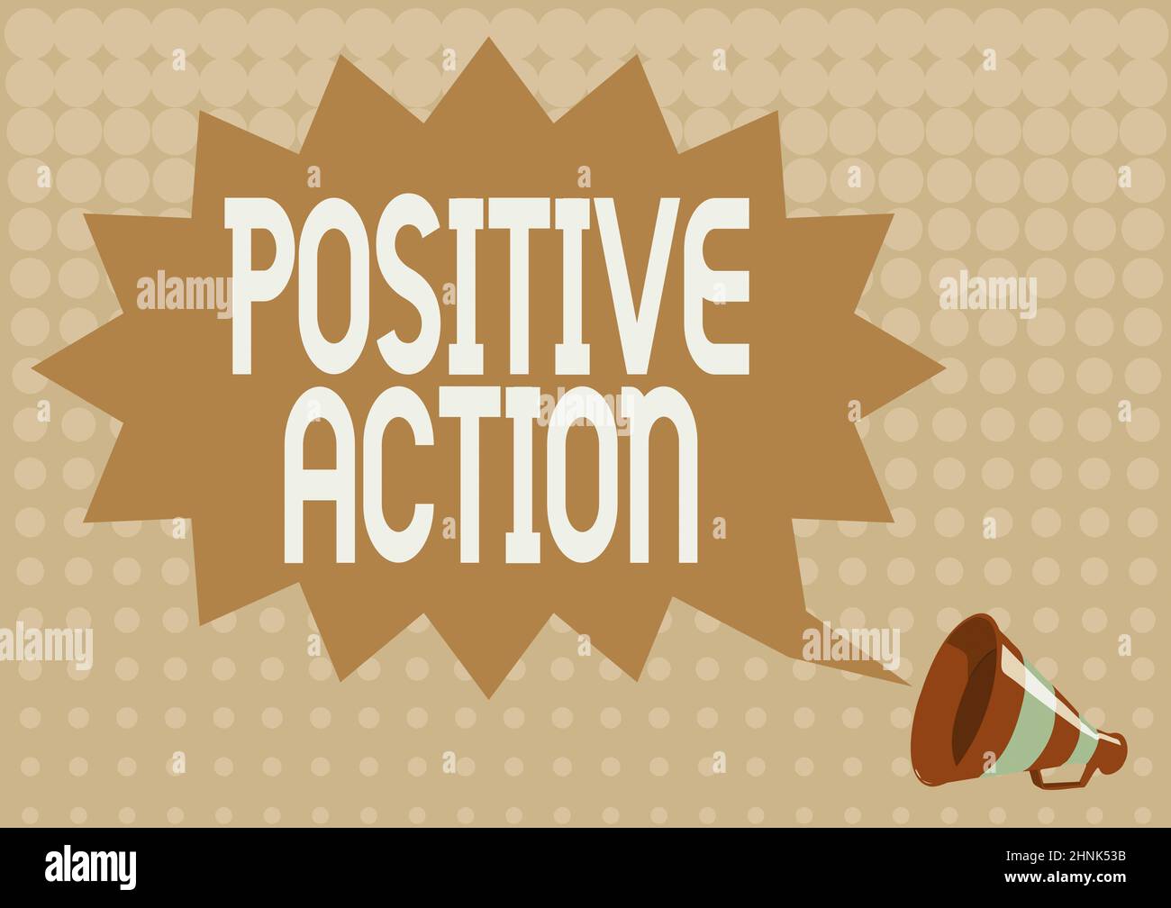 Text showing inspiration Positive Action, Business showcase doing good ...