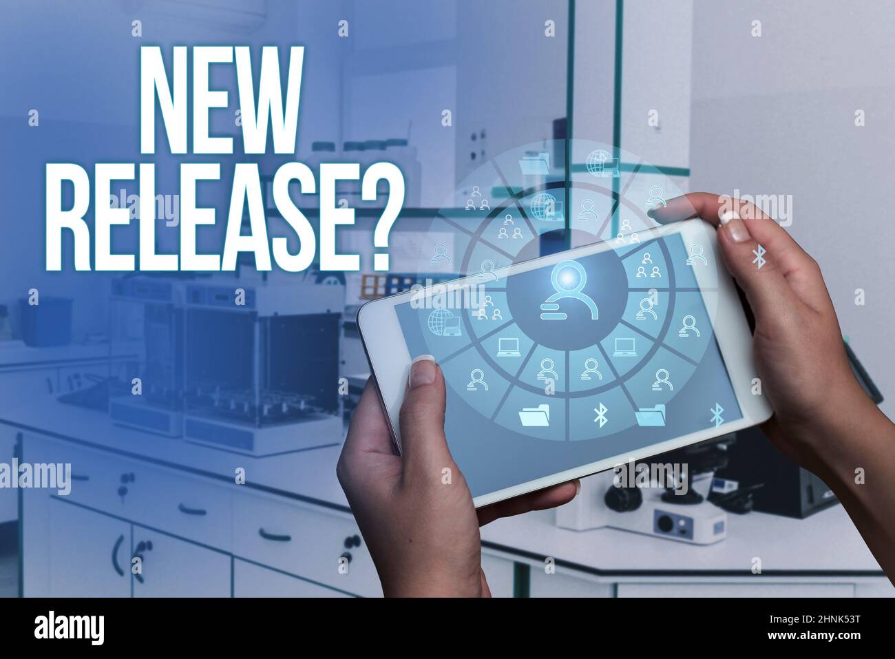 Text showing inspiration New Release Question, Word Written on asking ...