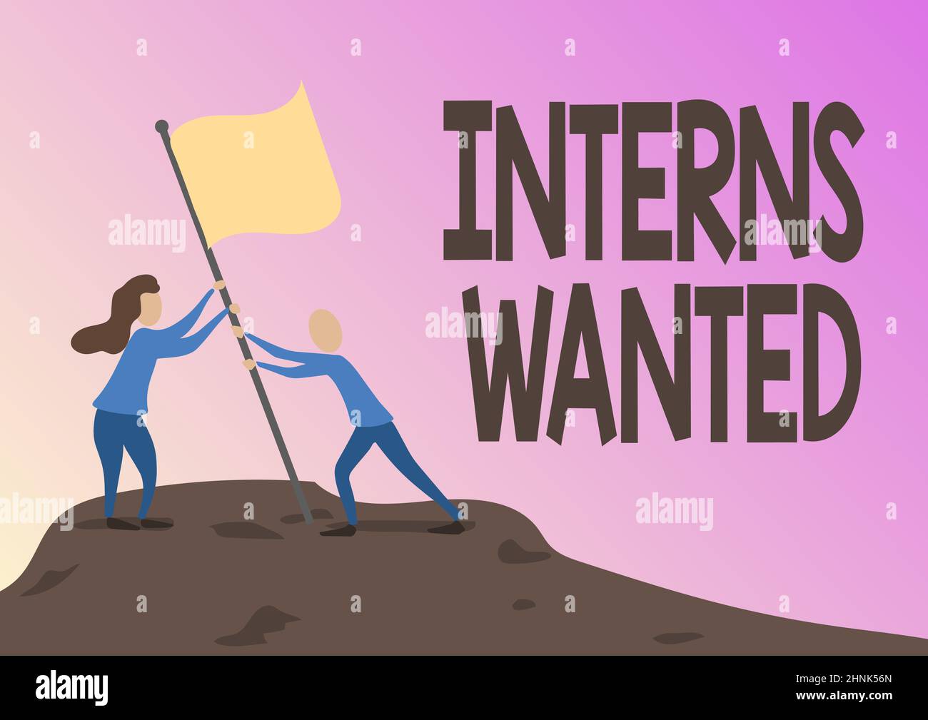 Conceptual caption Interns Wanted, Business idea Looking for on the job ... Conceptual caption Interns Wanted, Business idea Looking for on the job ...